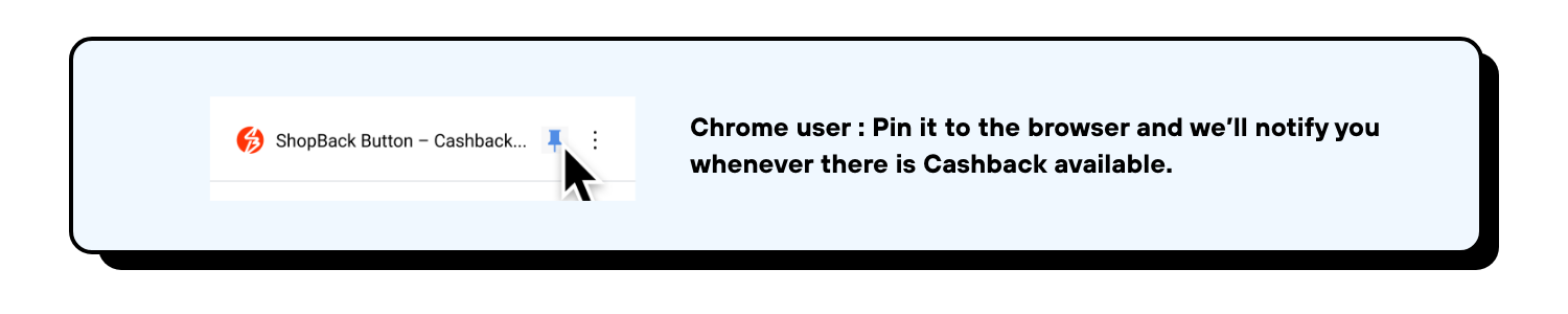 ShopBack Button Success Install
